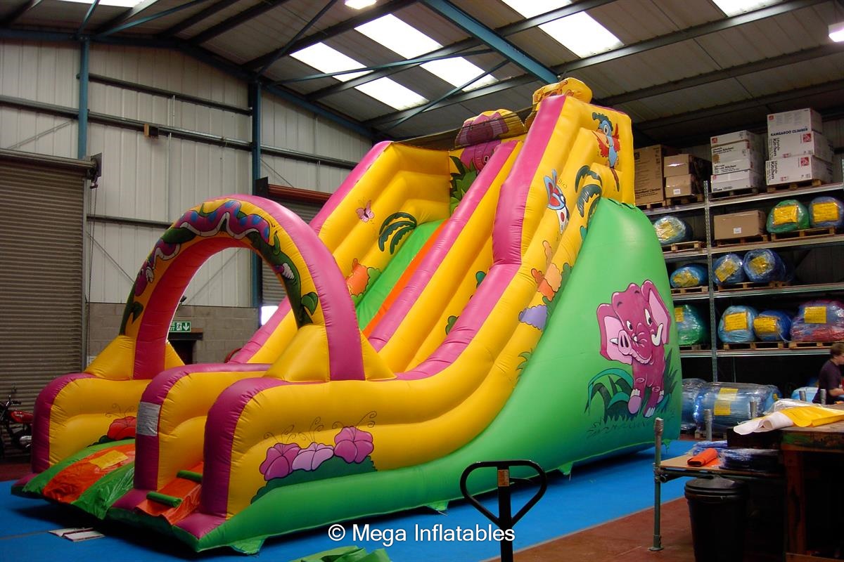 Jungle Mega Slide - Bouncy Castle Hire in Essex | Mega Inflatables